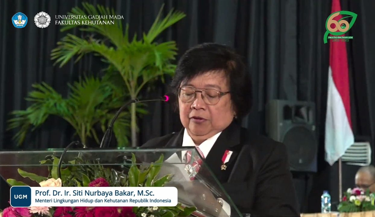 Rapat Senat Terbuka Dies Natalis ke 60 Fakultas Kehutanan UGM – Doktor Ilmu Kehutanan